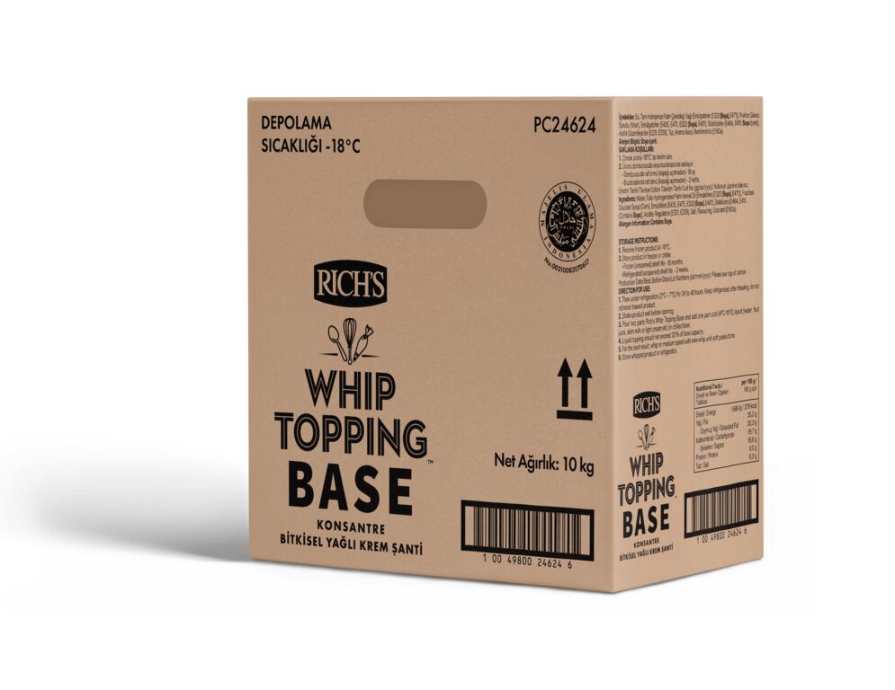 WHIP TOPPING BASE 10 KG - Rich Products Corporation